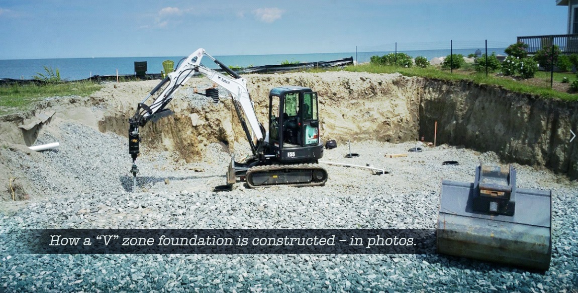 V Zone Foundation Construction – in photos